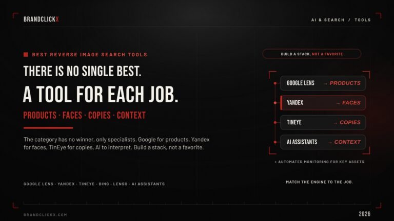 Best Reverse Image Search Tools (2026 Guide) | BrandClickX